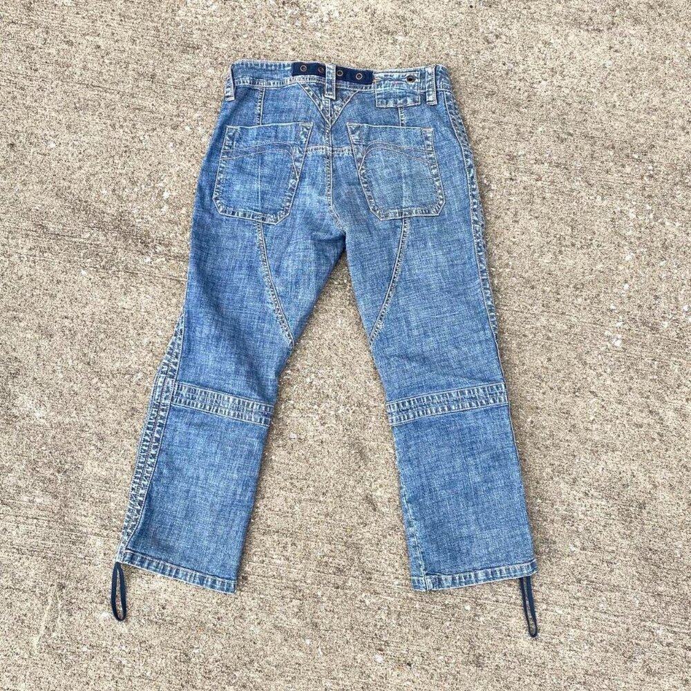 Mossimo Low Rise Denim Capri Jeans Y2k Vintage Women'… - Gem